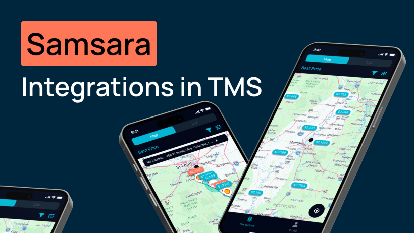 Samsara platform Integrations in Transportation Management System