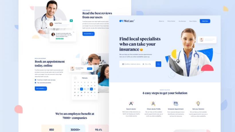 Website design for medical practice - read on WEZOM blog