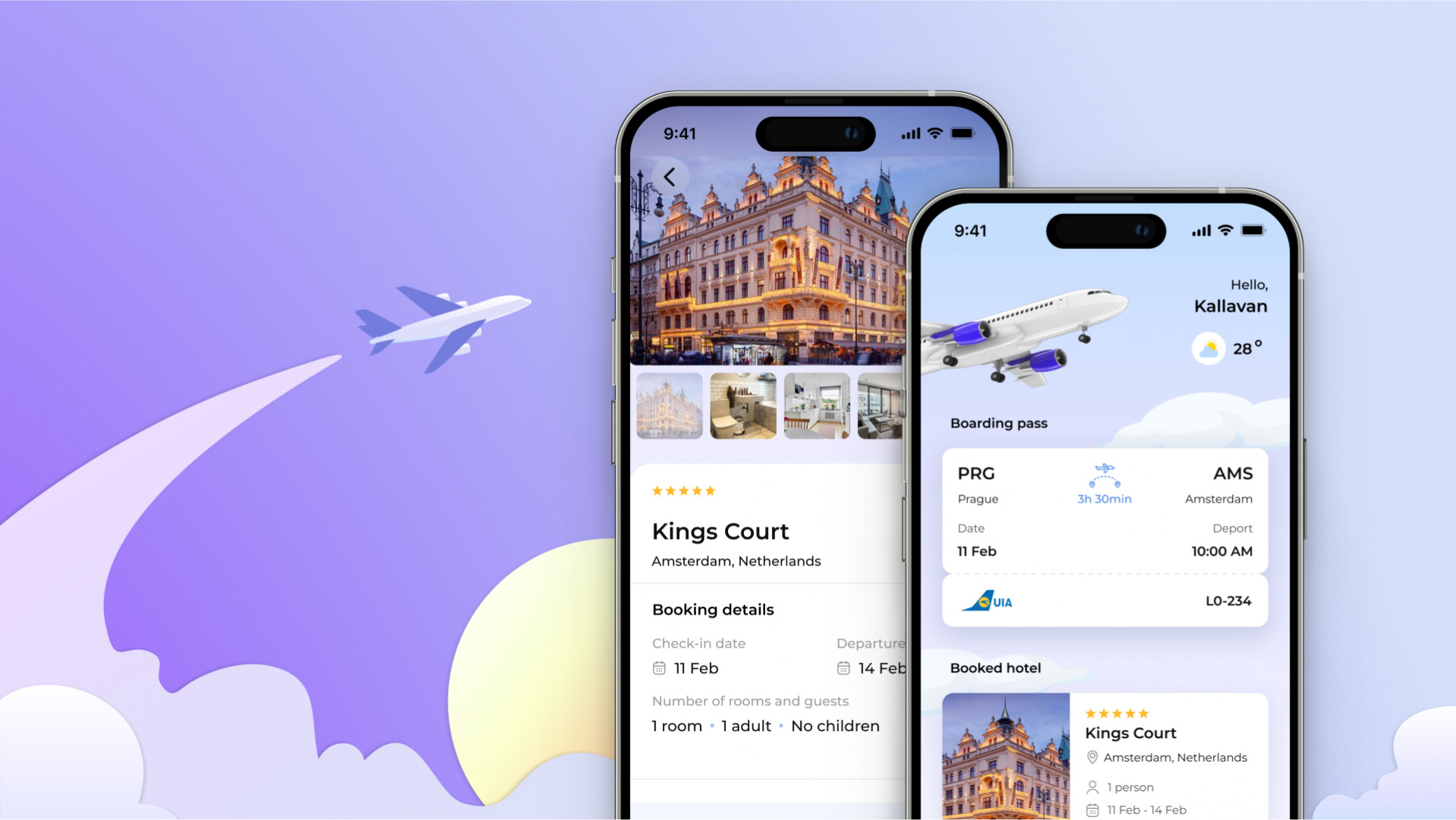 Voyage App - case by WEZOM