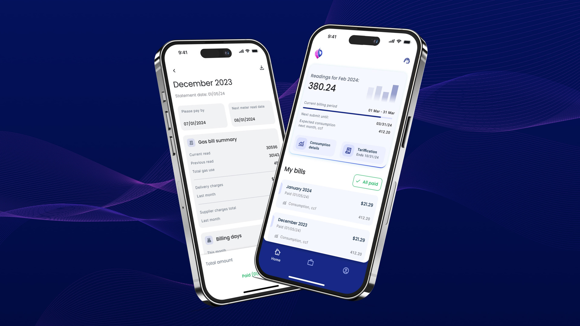 VoltVault: Utility Mobile App by Wezom