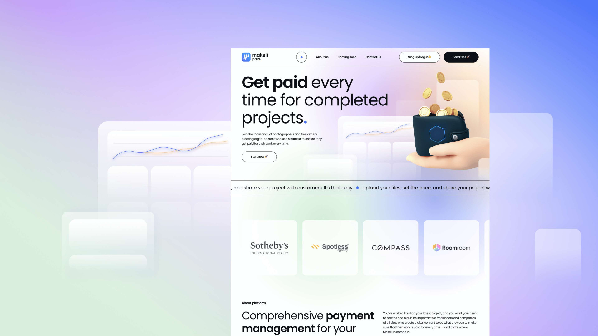 Makeit.io - Service for Securely Selling Photos and Renders