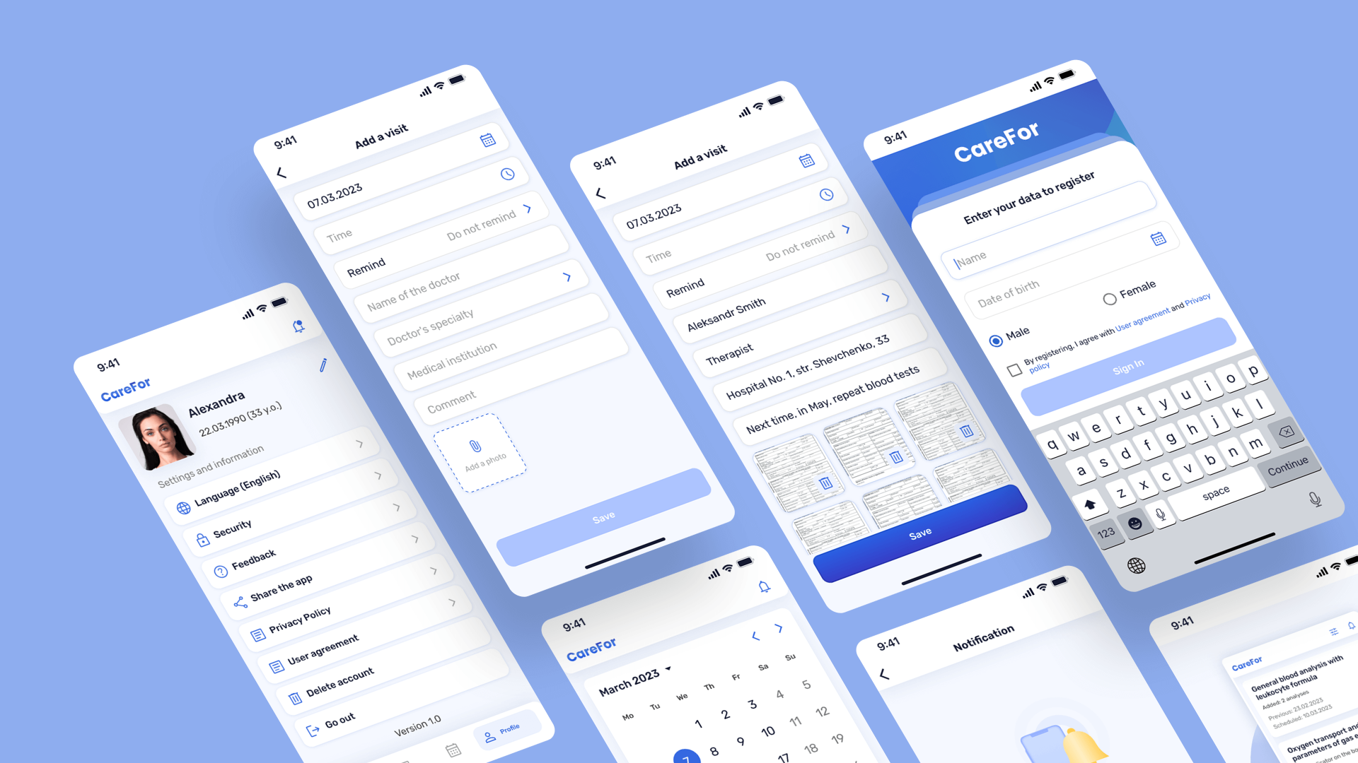 We developed healthcare mobile application - CareFor